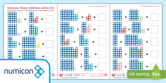 Place Value Worksheets Numicon